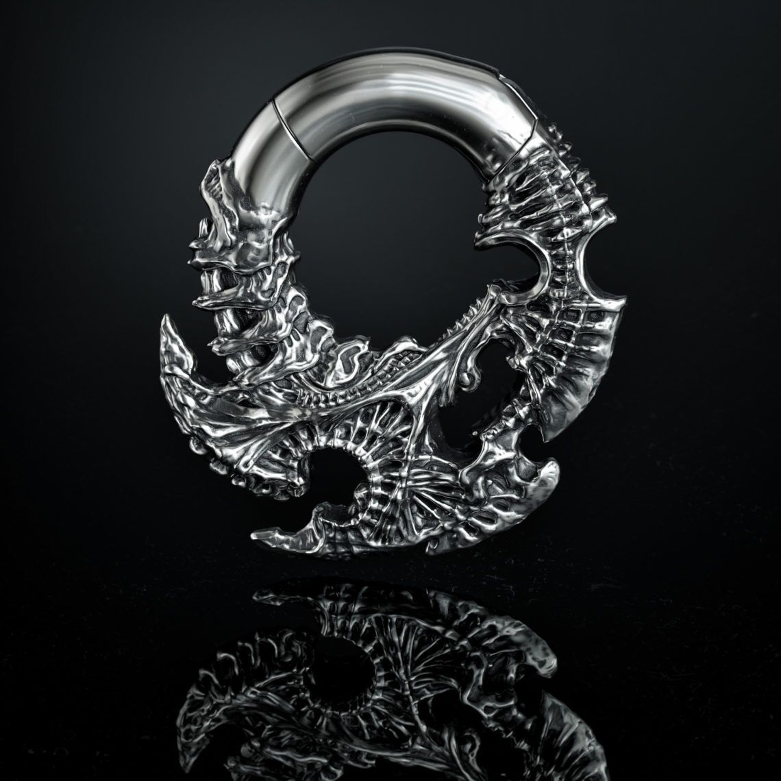 Hinged Rings For Piercings | Rusty Cyborg Creations